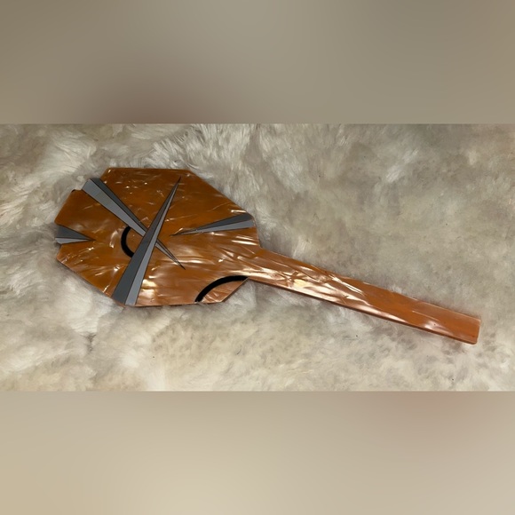 unknown | Other | 93s Art Deco Marbleized Celluloid Hand Mirror | Poshmark